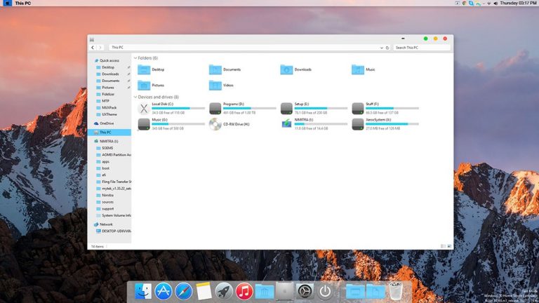 macOS Transformation Pack 5.0 | Theme My PC